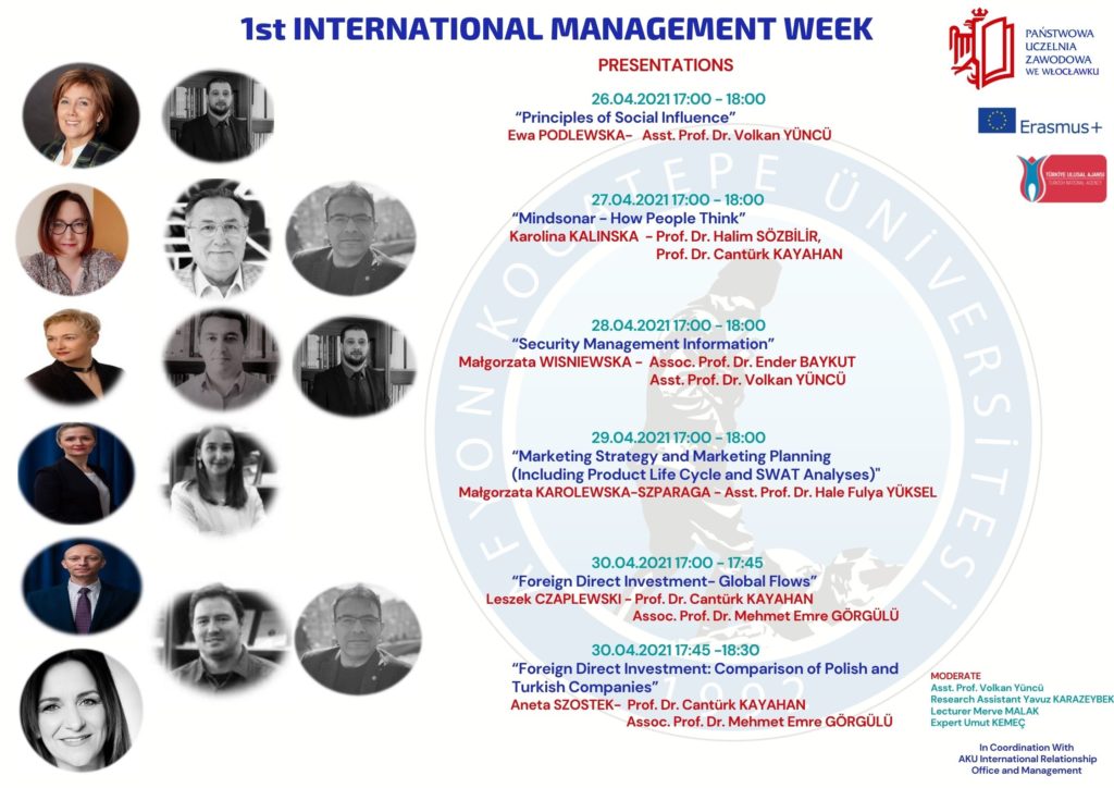 1. Uluslararası İşletme Haftası Etkinlikleri (26-30 Nisan 2021 ...